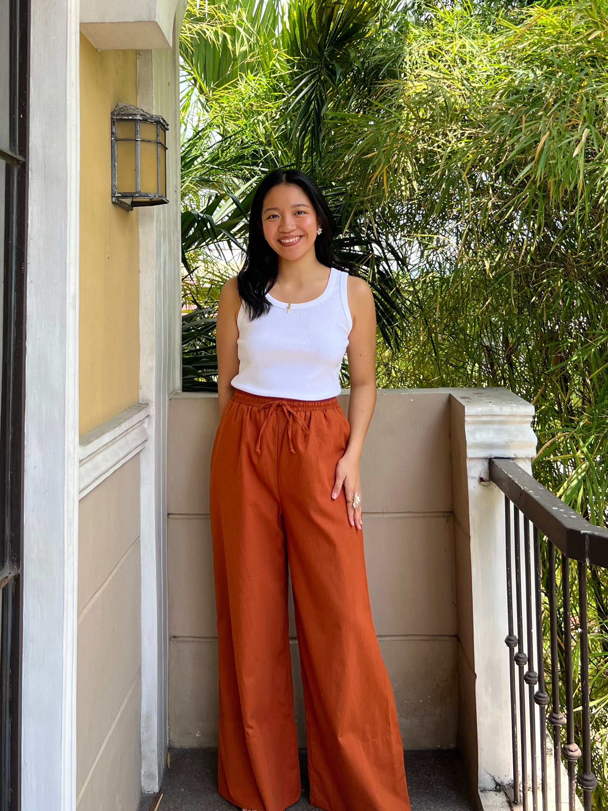 Barcelona Pants in Rust – Wanhiyan Clothing