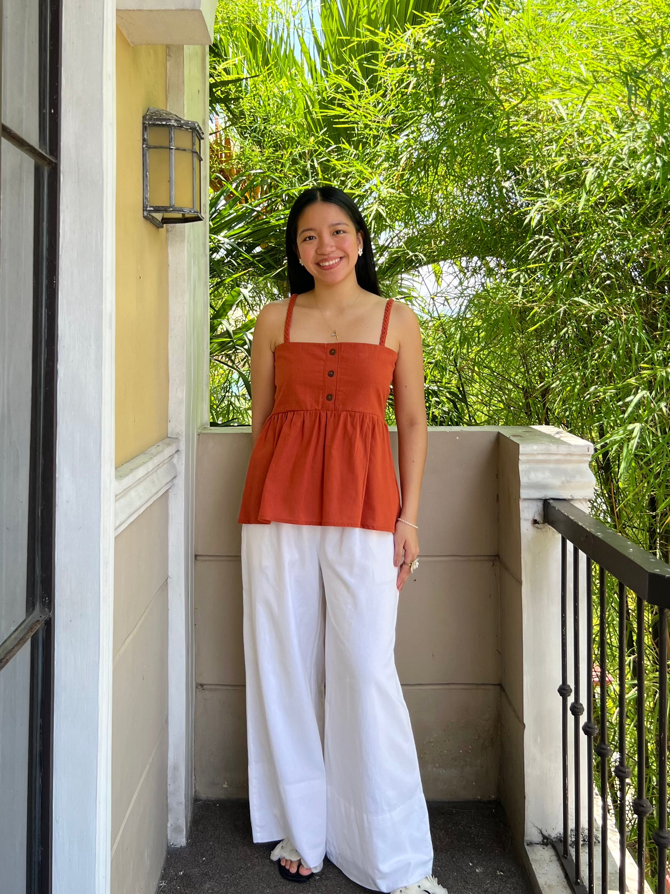 Blueberry Top in Rust – Wanhiyan Clothing