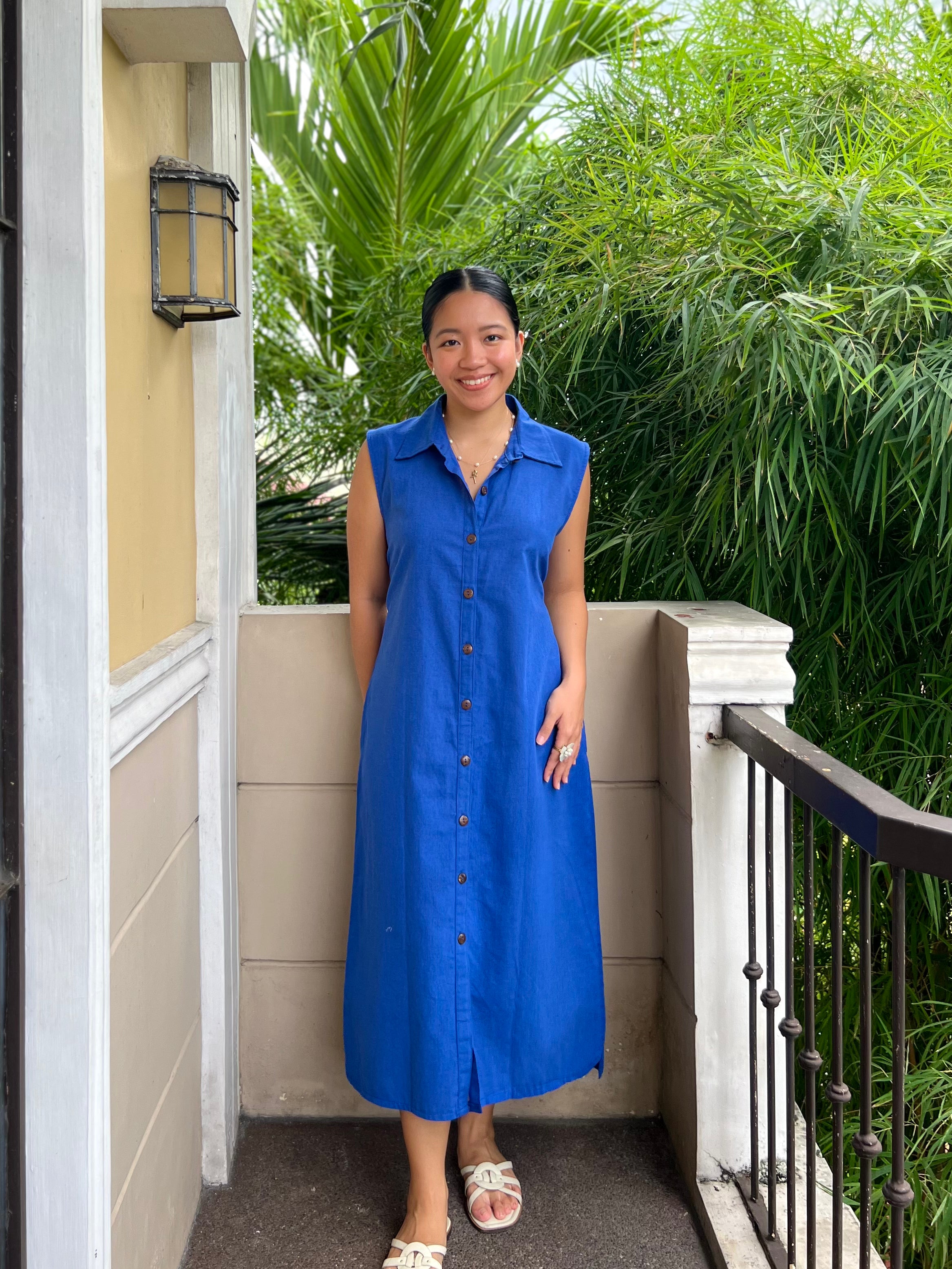 Arizona Dress in Blue – Wanhiyan Clothing