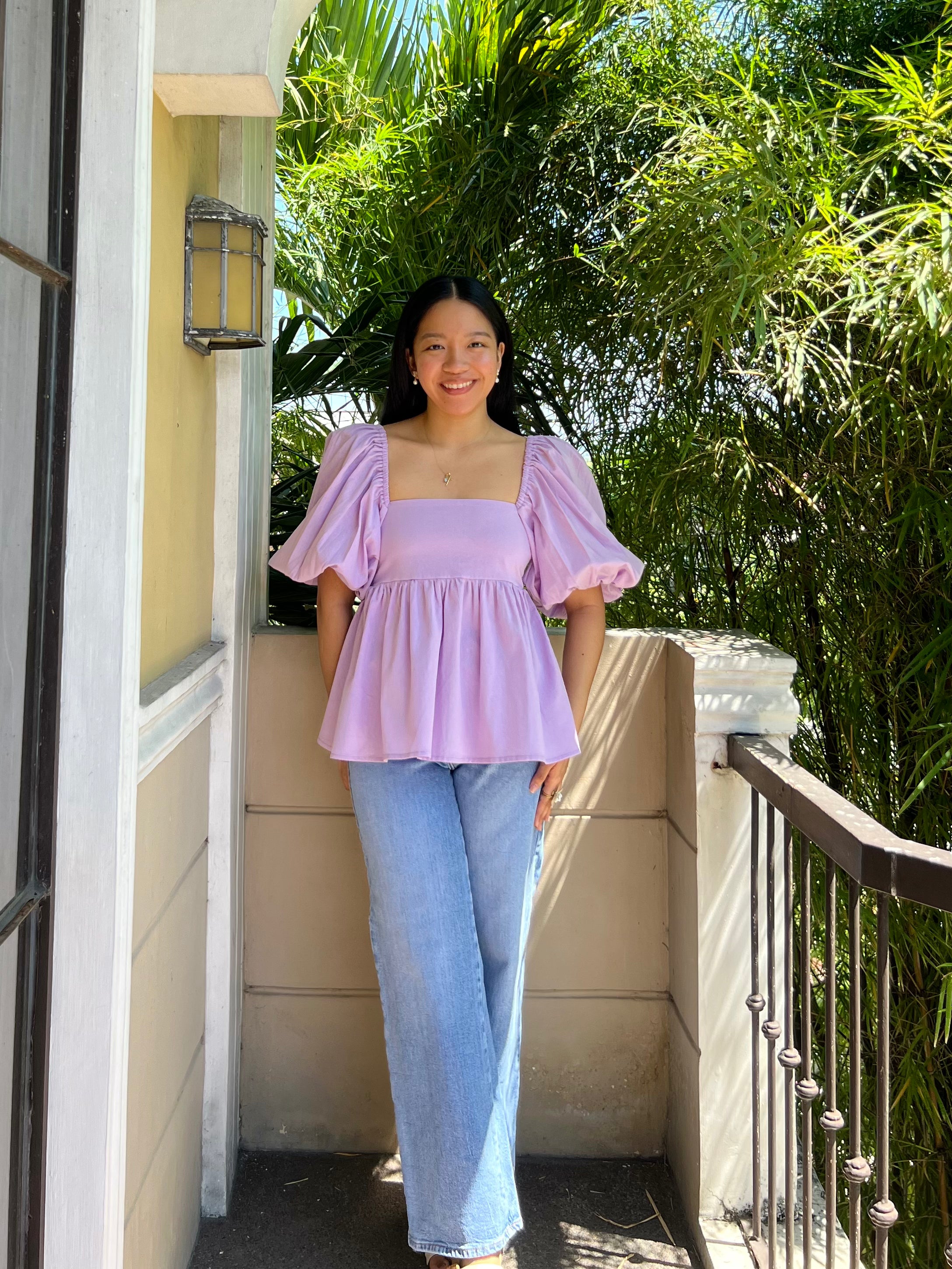 Adore Top in Lavender – Wanhiyan Clothing