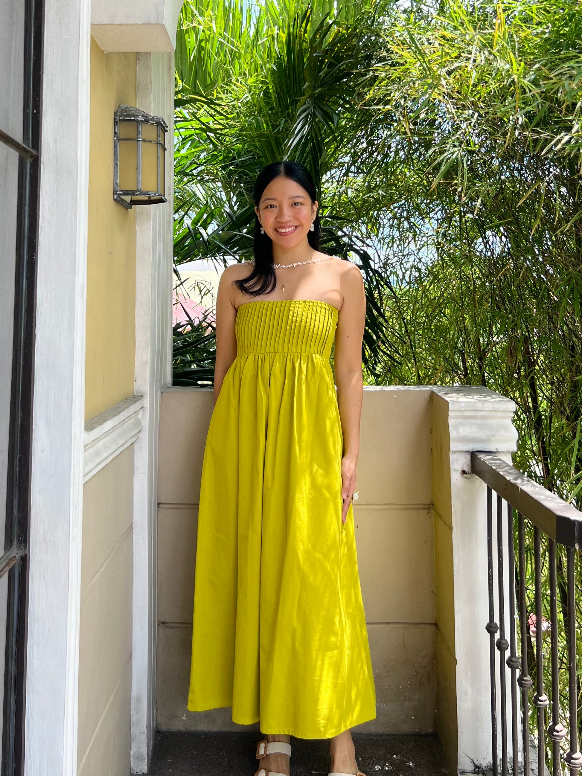 Fearless Dress in Lime Green – Wanhiyan Clothing