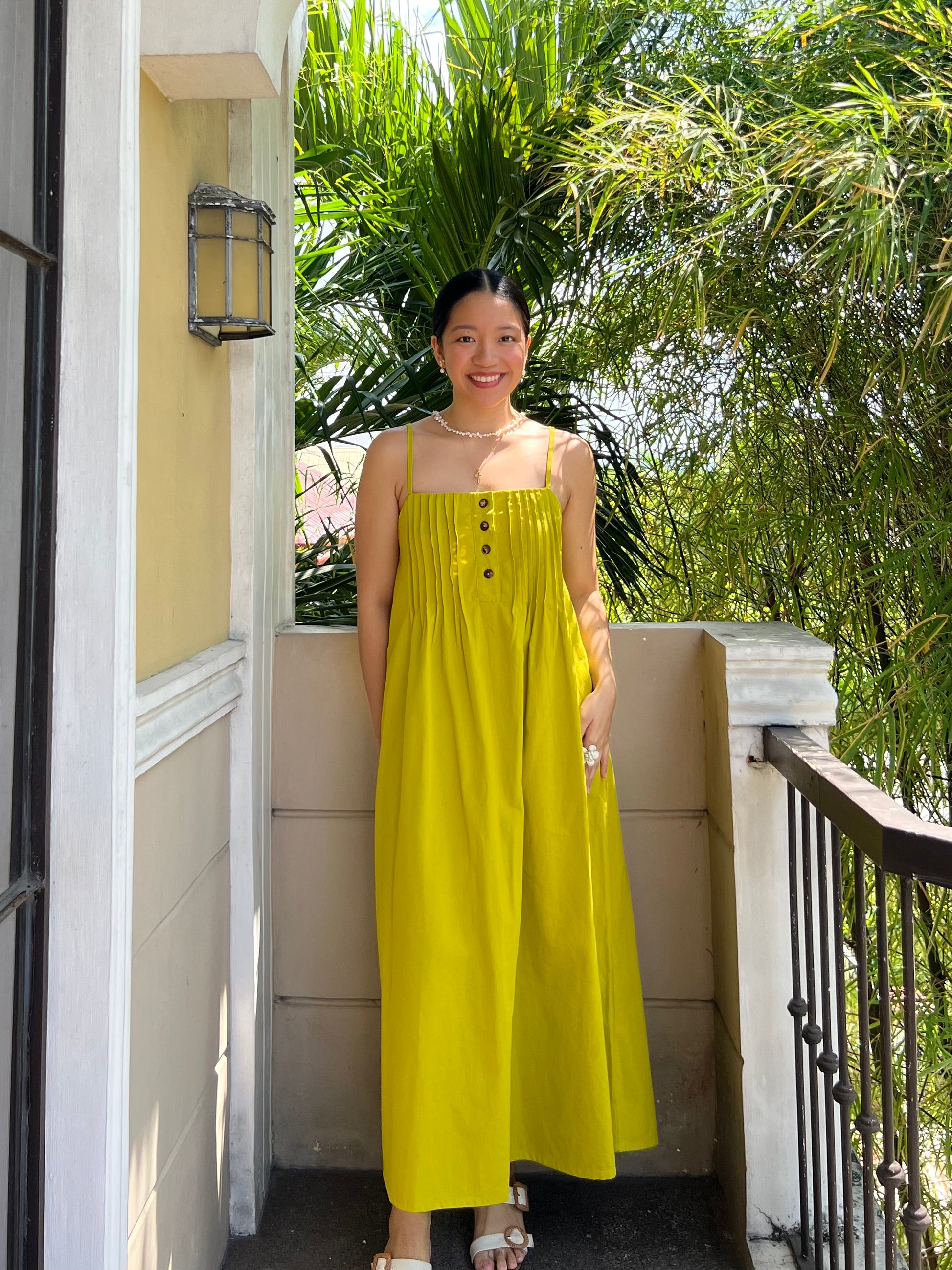 Hope Dress in Olive Yellow – Wanhiyan Clothing