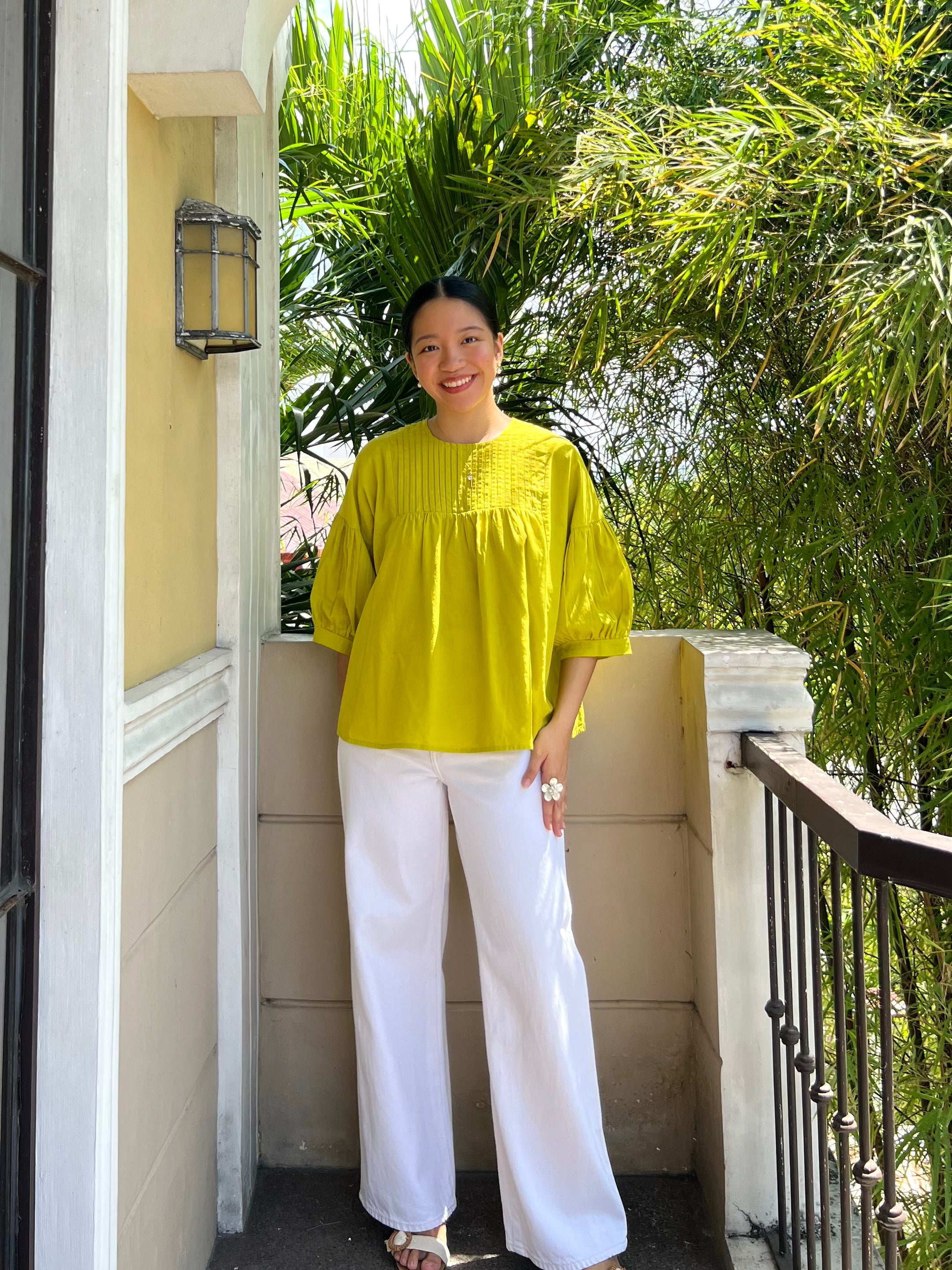 Solace Top in Olive Yellow – Wanhiyan Clothing