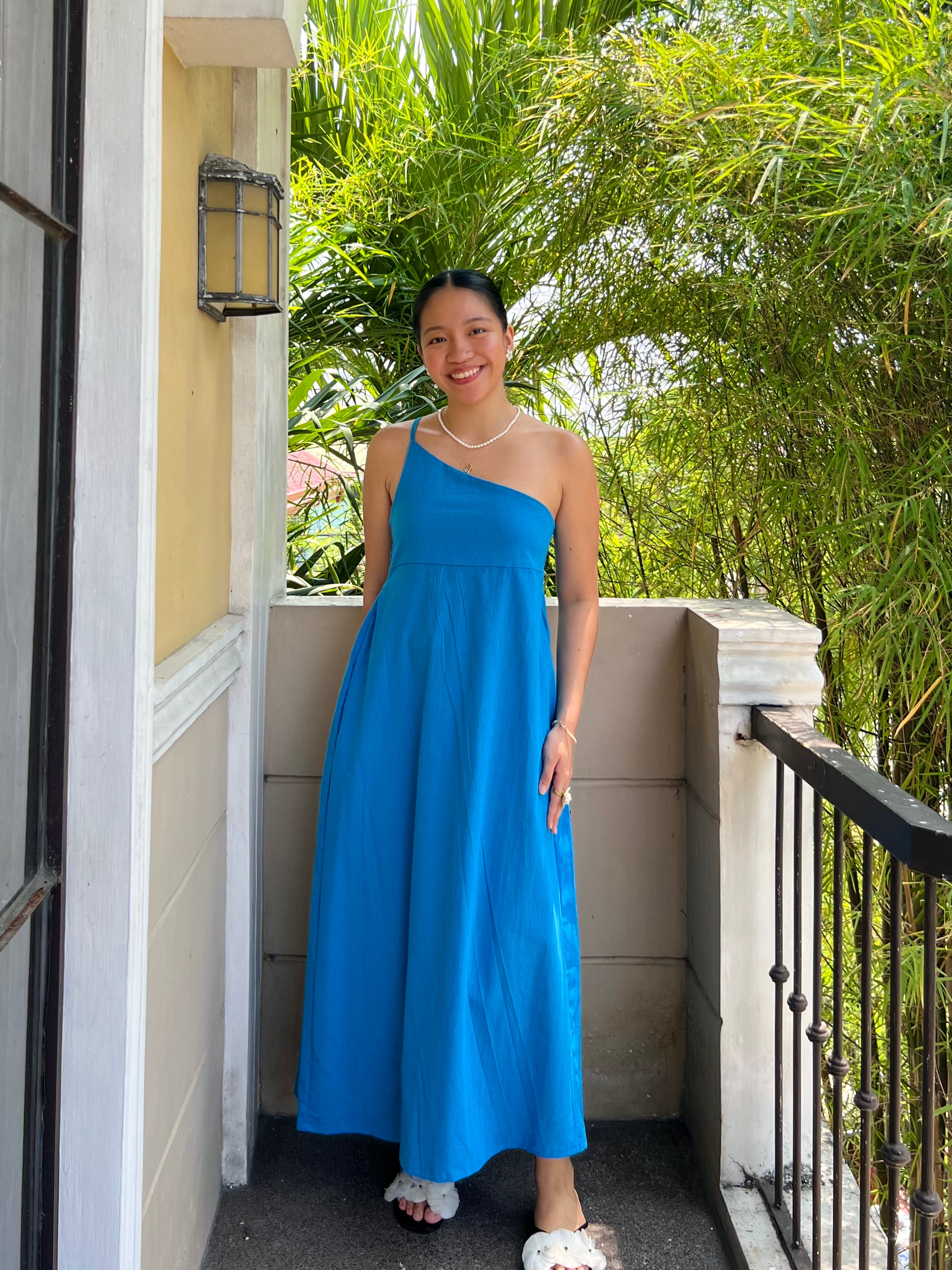 Siena Dress in Cerulean – Wanhiyan Clothing