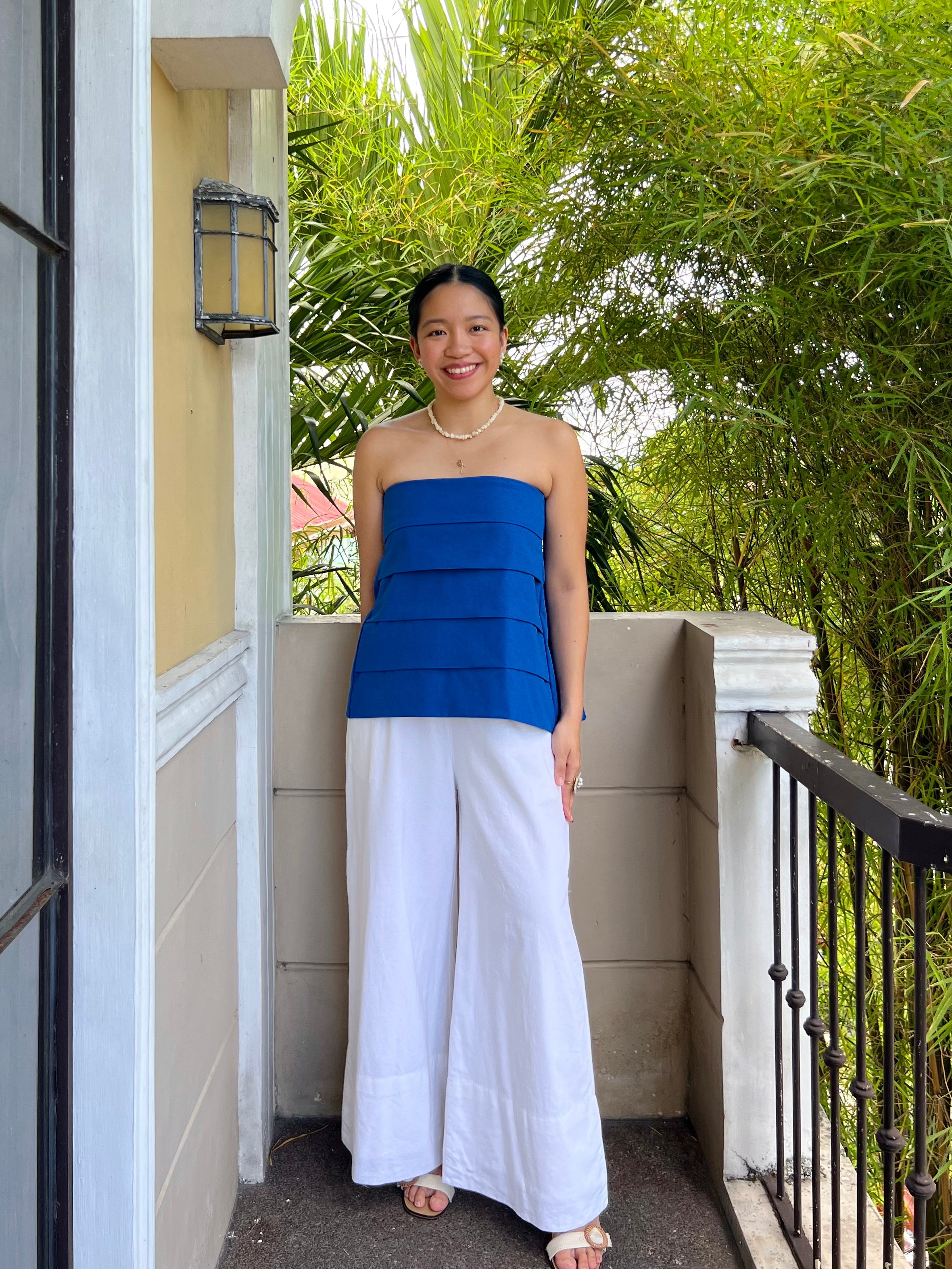 Lychee Top in Blue – Wanhiyan Clothing