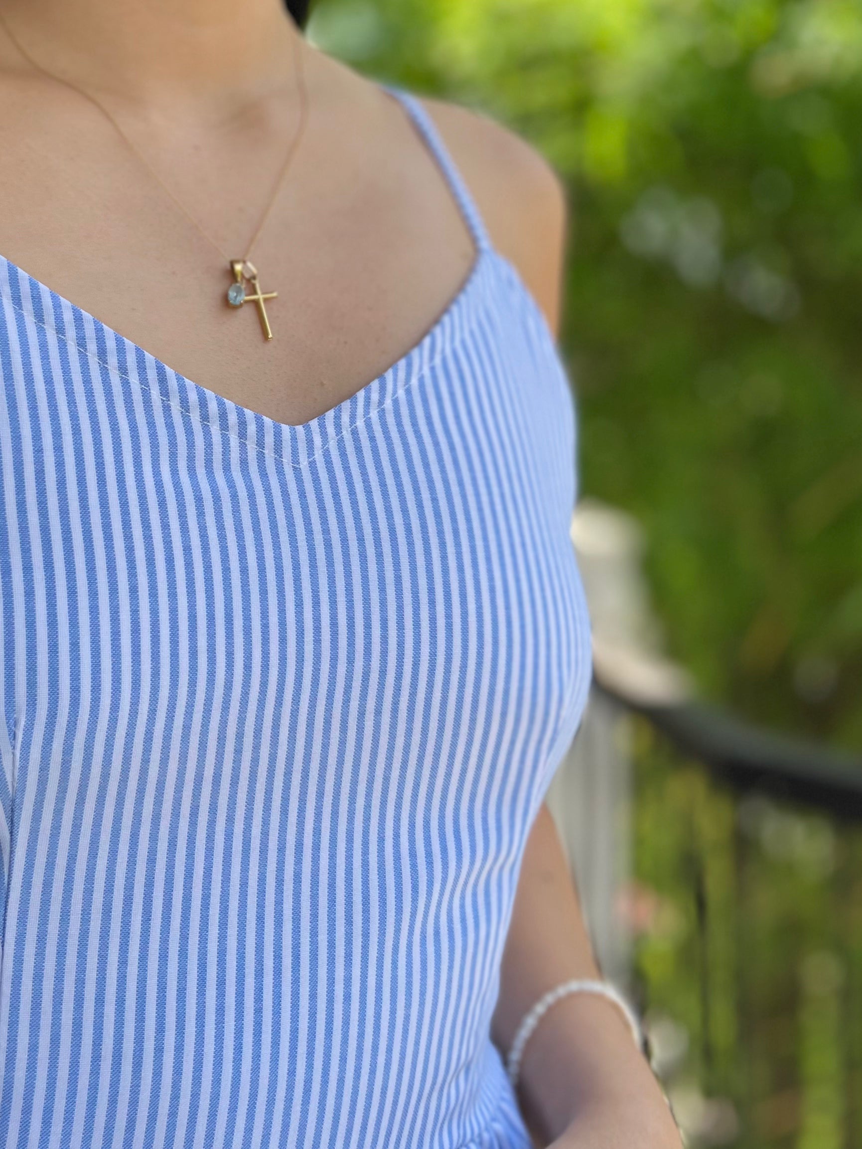 Honeydew Dress in Stripes 023 – Wanhiyan Clothing