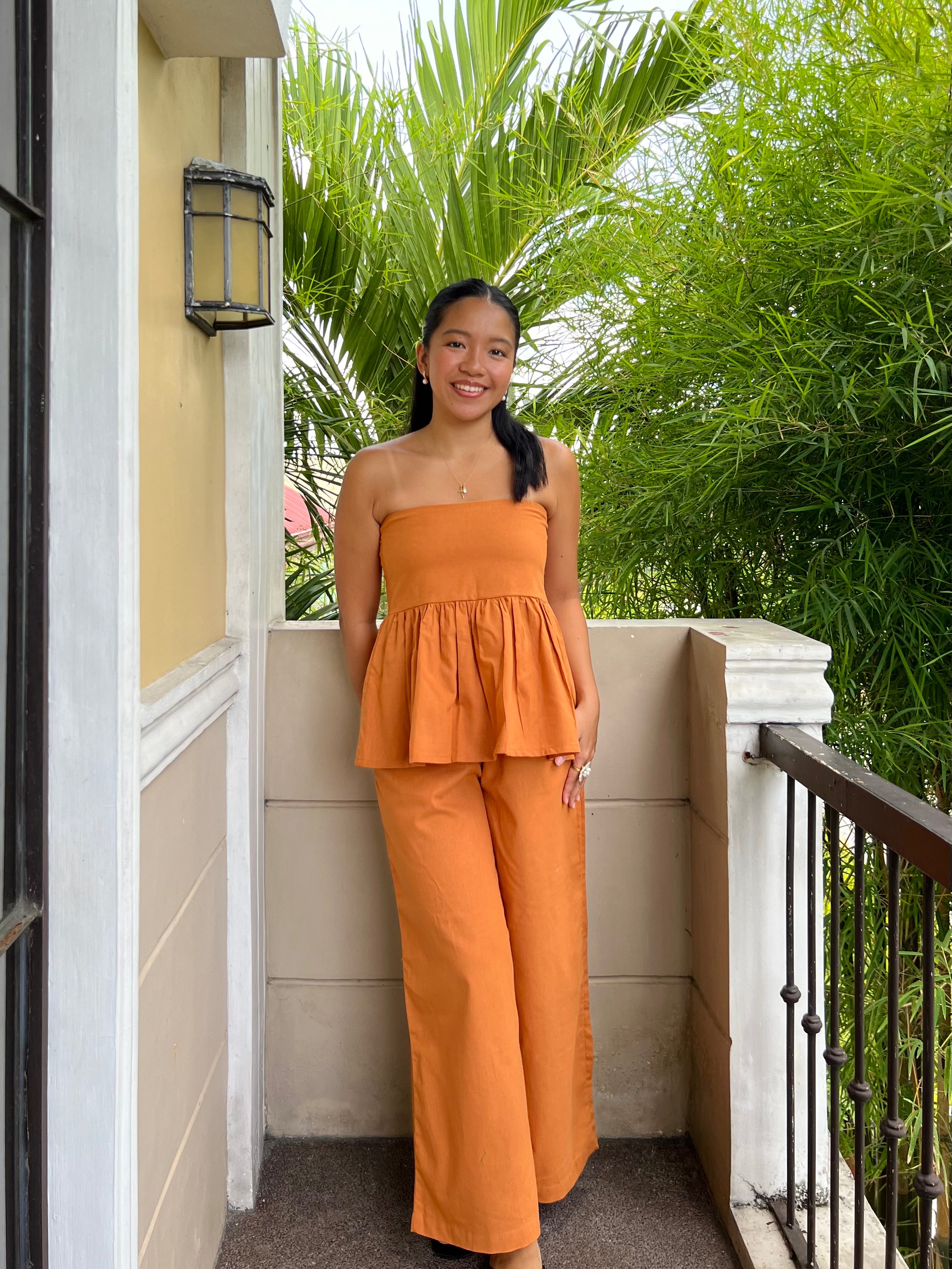 Corinth Set in Melon – Wanhiyan Clothing