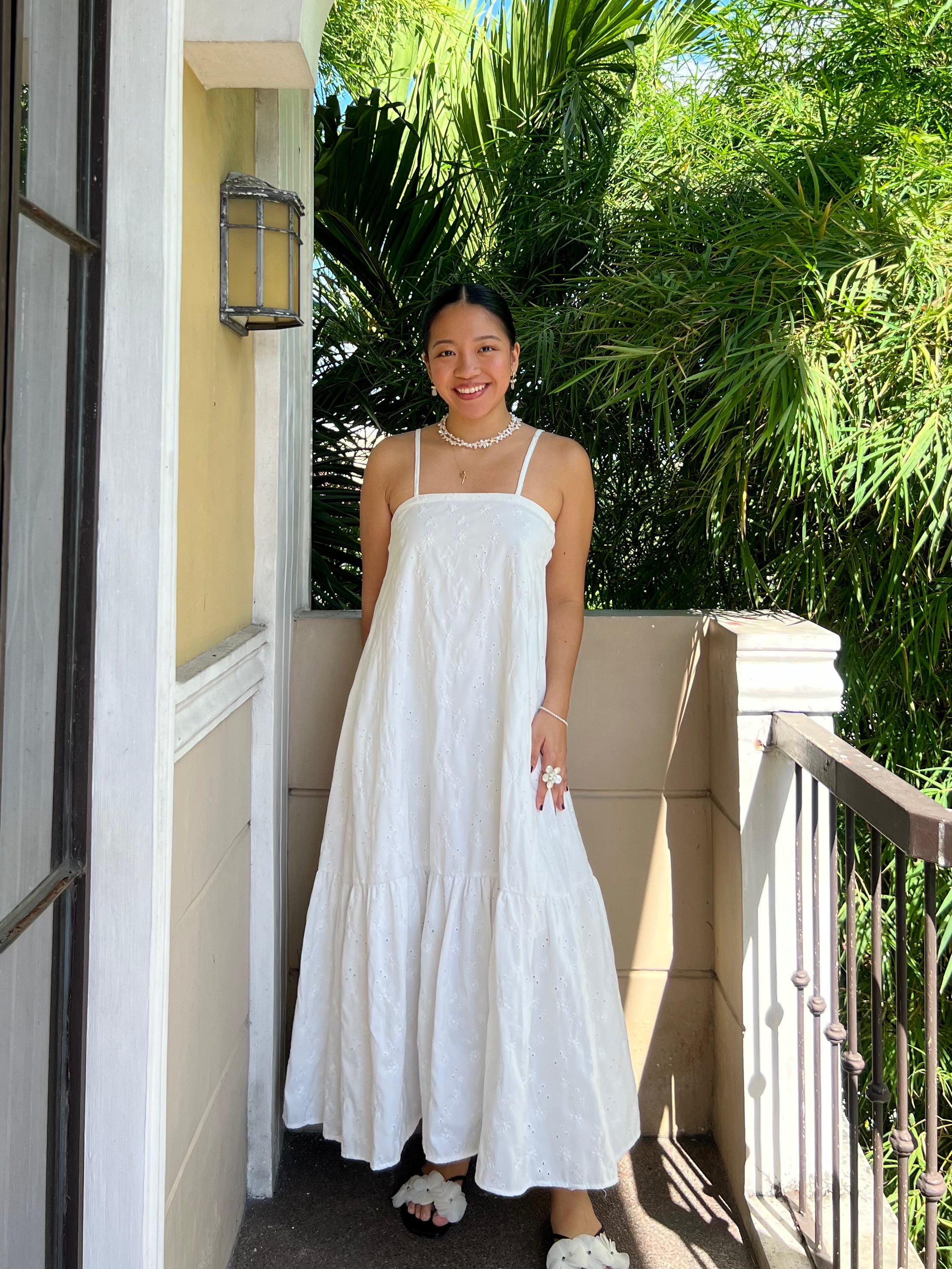 Joy Dress in Eyelet 010 with Lining – Wanhiyan Clothing