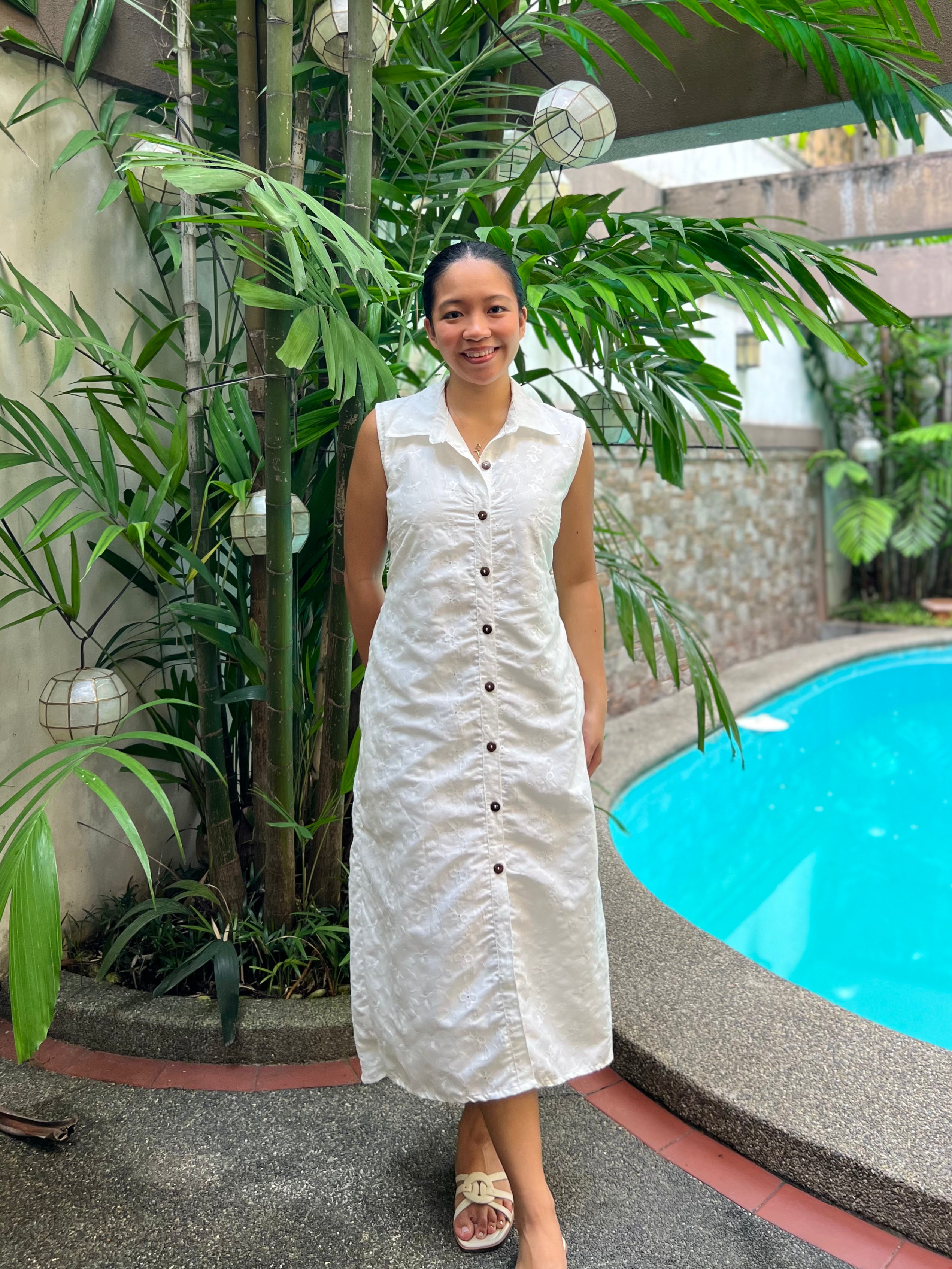 Arizona Dress in Eyelet 004 with Lining – Wanhiyan Clothing