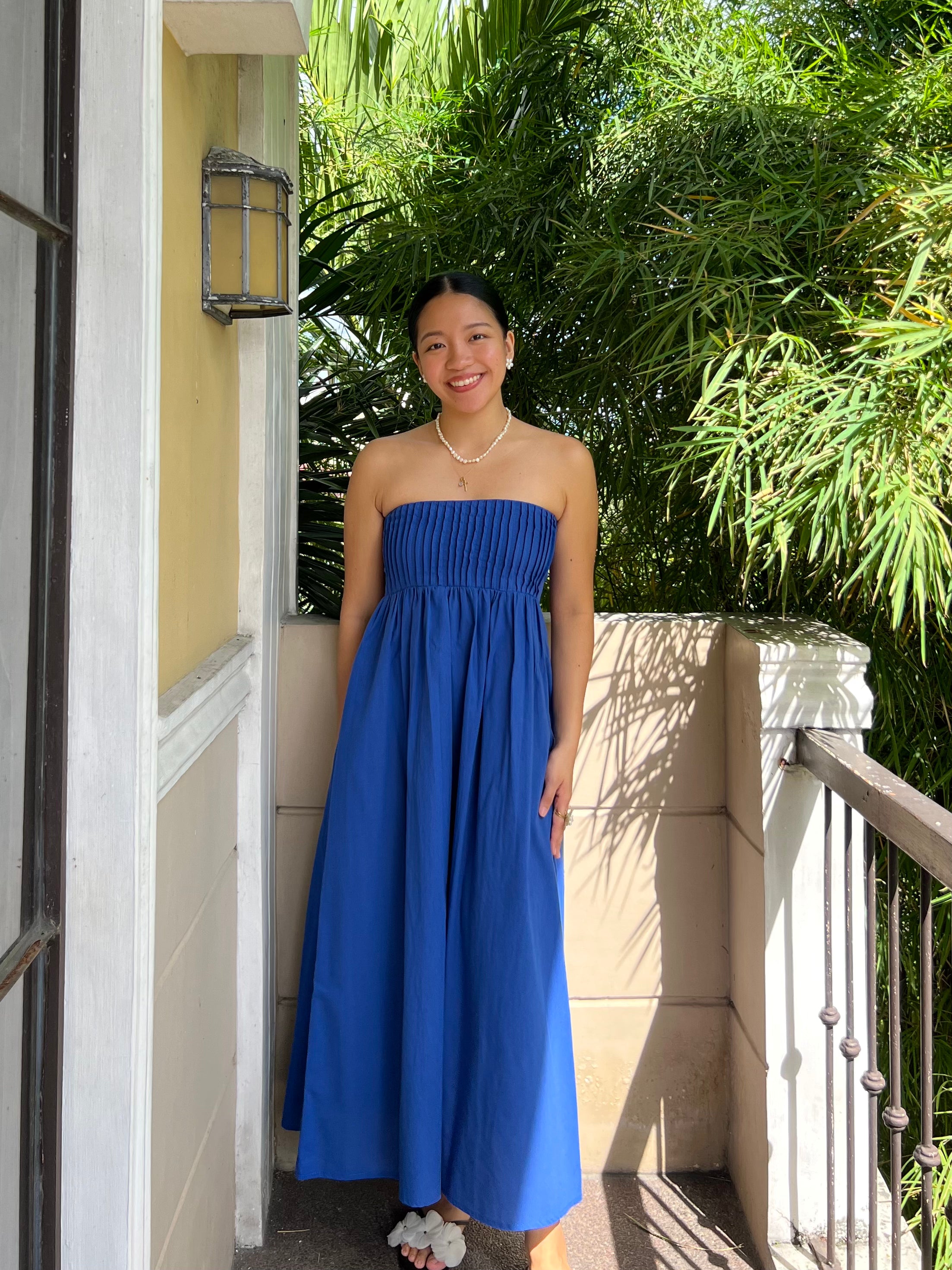 Fearless Dress in Blue – Wanhiyan Clothing